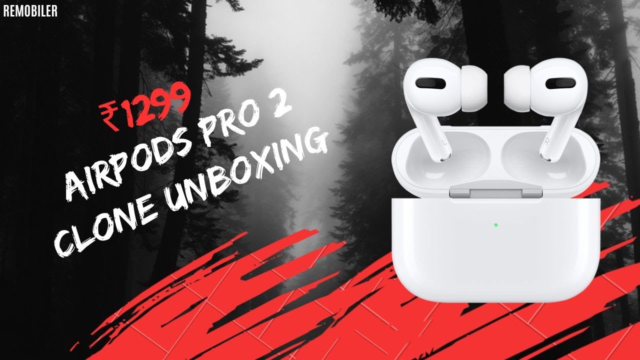 Airpods Pro 2 Clone Unboxing | Surprising Similarities @ReMobiler # ...