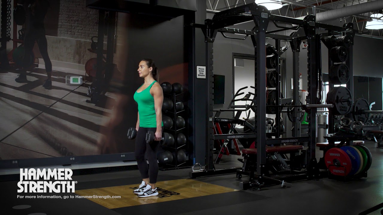 Dumbbell Step Back Lunge - YouTube