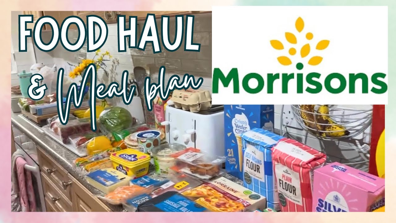 MORRISONS AMAZON PRIME FOOD HAUL & MEAL PLAN | GROCERY HAUL UK - YouTube