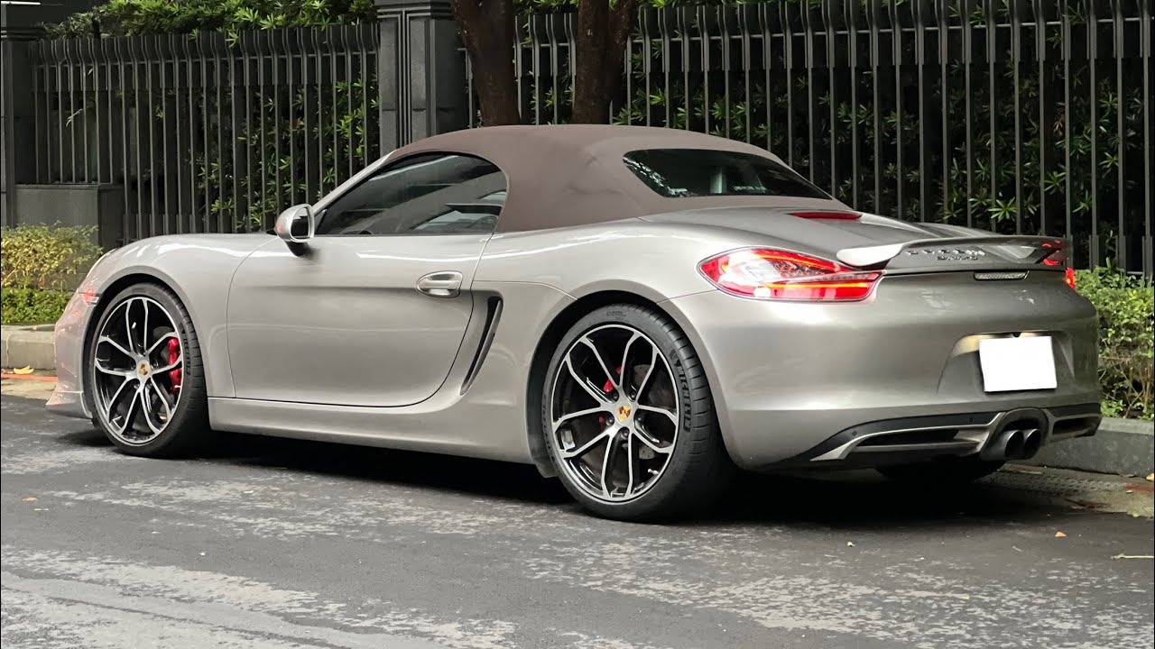 曾氏好車 Porsche 981 Boxster S TechArt Carbon Fiber Kits Driving PSE Sound ...