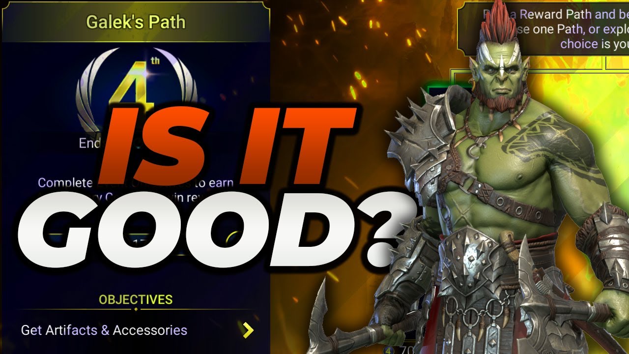 About Galek's Hero Path... | Raid: Shadow Legends - YouTube