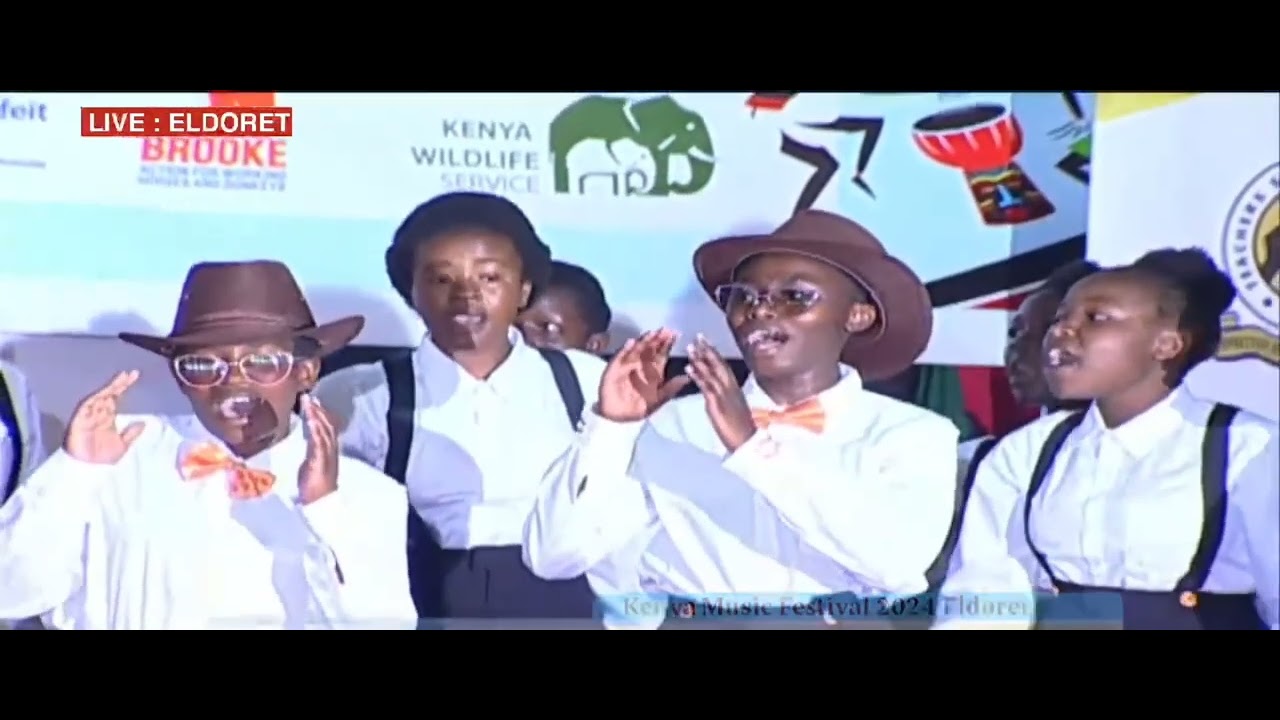 SIRONGA GIRLS PERFORMING THIS IS AFRICA at THE KENYA NATIONAL MUSIC ...