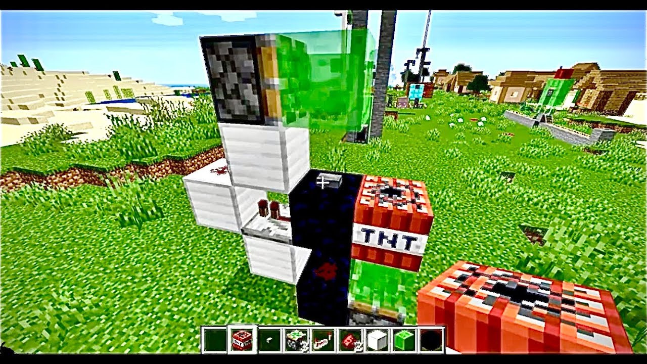 How to make a TNT SLINGSHOT in Minecraft!! - YouTube