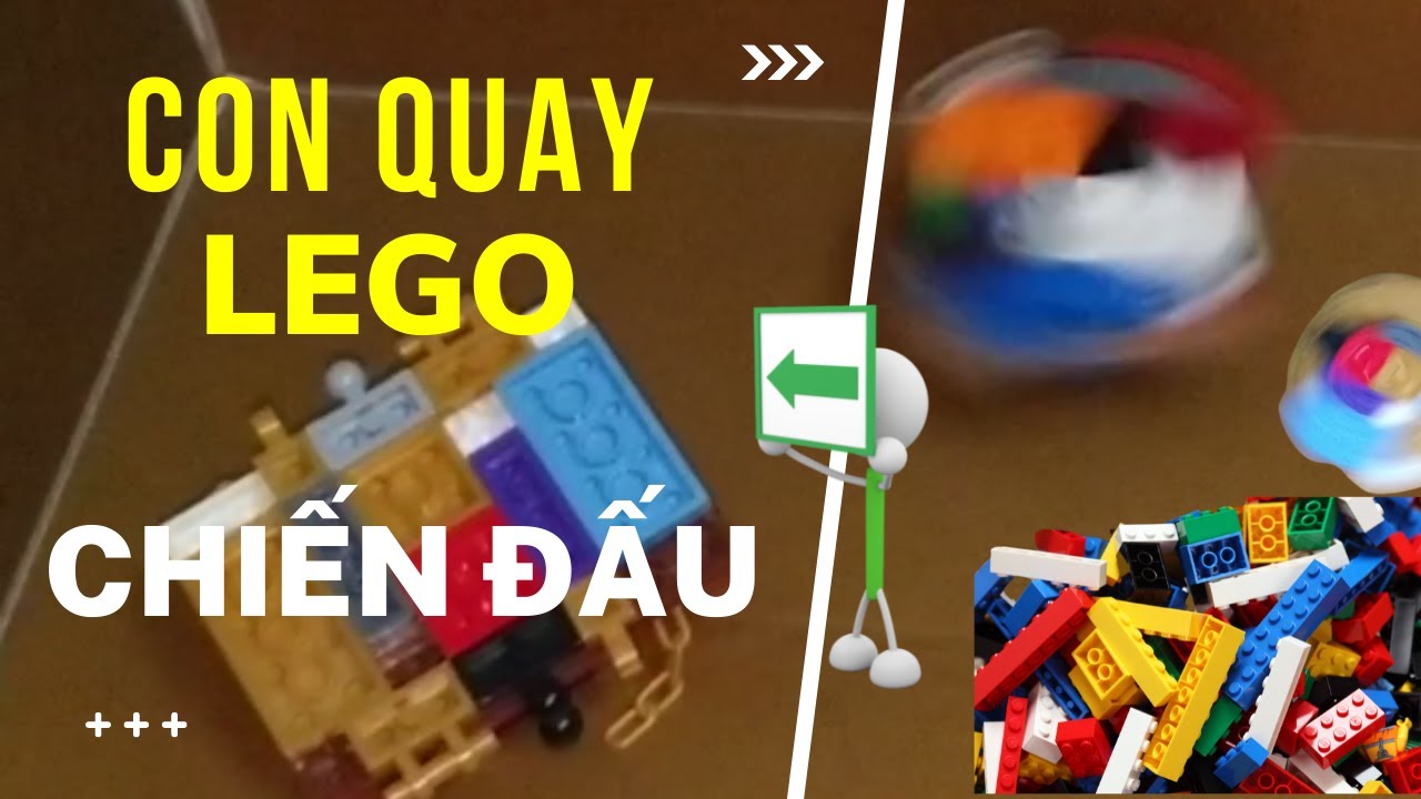 Con quay Lego Tự làm | Con quay Lego Chiến Đấu | Bảo Vinh TV - YouTube