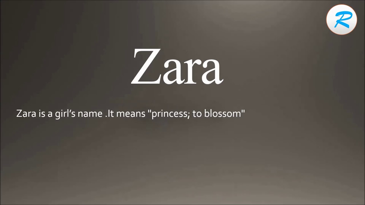 How to pronounce Zara - YouTube
