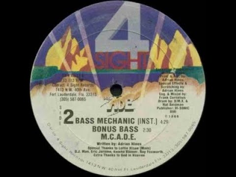 MC Ade - Bass Mechanic (Bonus Bass) 4 Sight records 1986 - YouTube