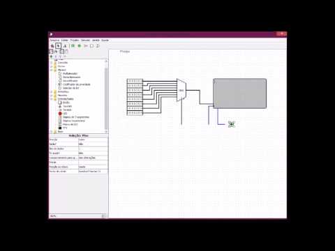 Circuitos logicos - Usando o TTY com o Logisim - YouTube
