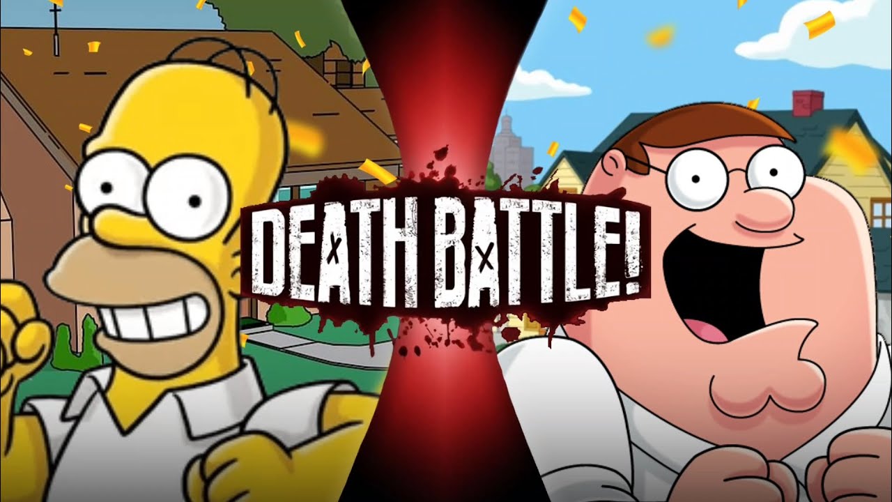 Homer Simpson Vs Peter Griffin (The Simpsons/Family Guy) DEATH BATTLE ...