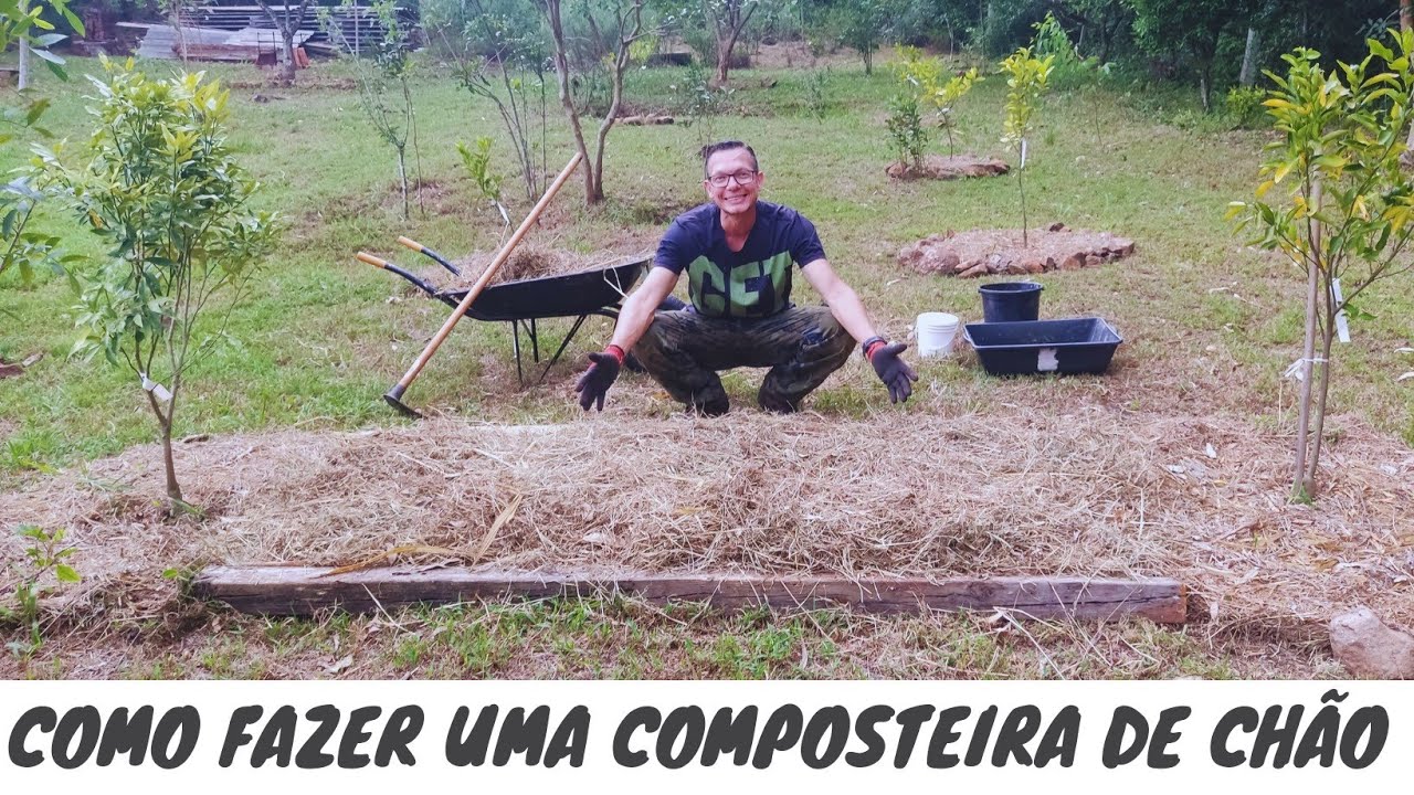 Como fazer uma composteira simples - YouTube