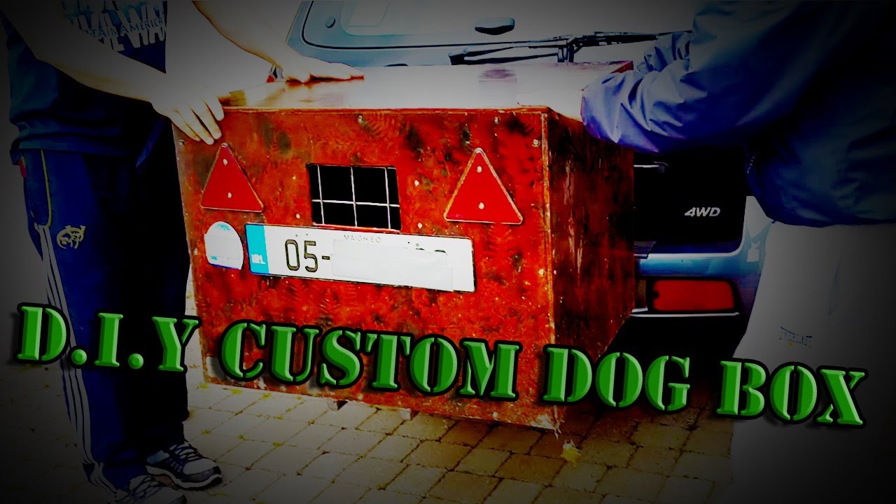 D.I.Y Fully Custom Dog Transporter (Dog Box) - YouTube
