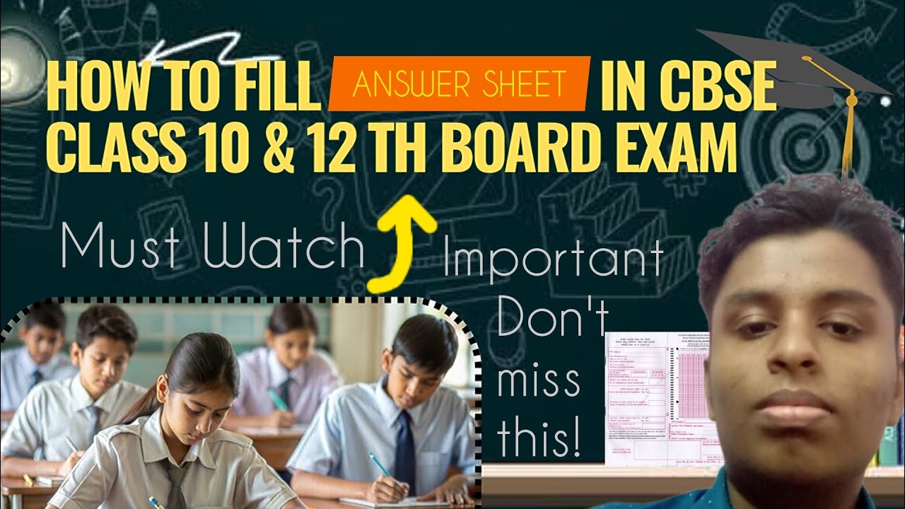 CBSE Board Exam | How to Fill Answer Sheet Correctly | Class 10 & 12 ...