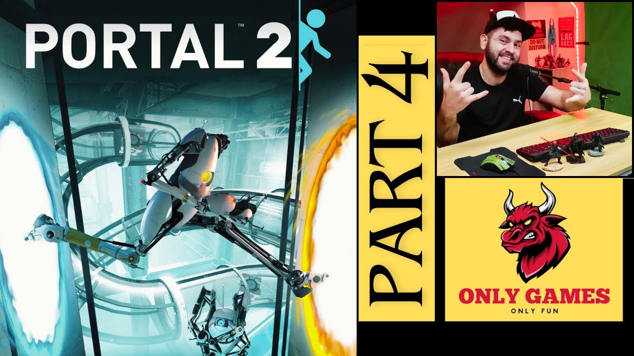 Impossible Puzzle Video Game Portal 2, Chapter 8, 9 Walkthrough, Only ...