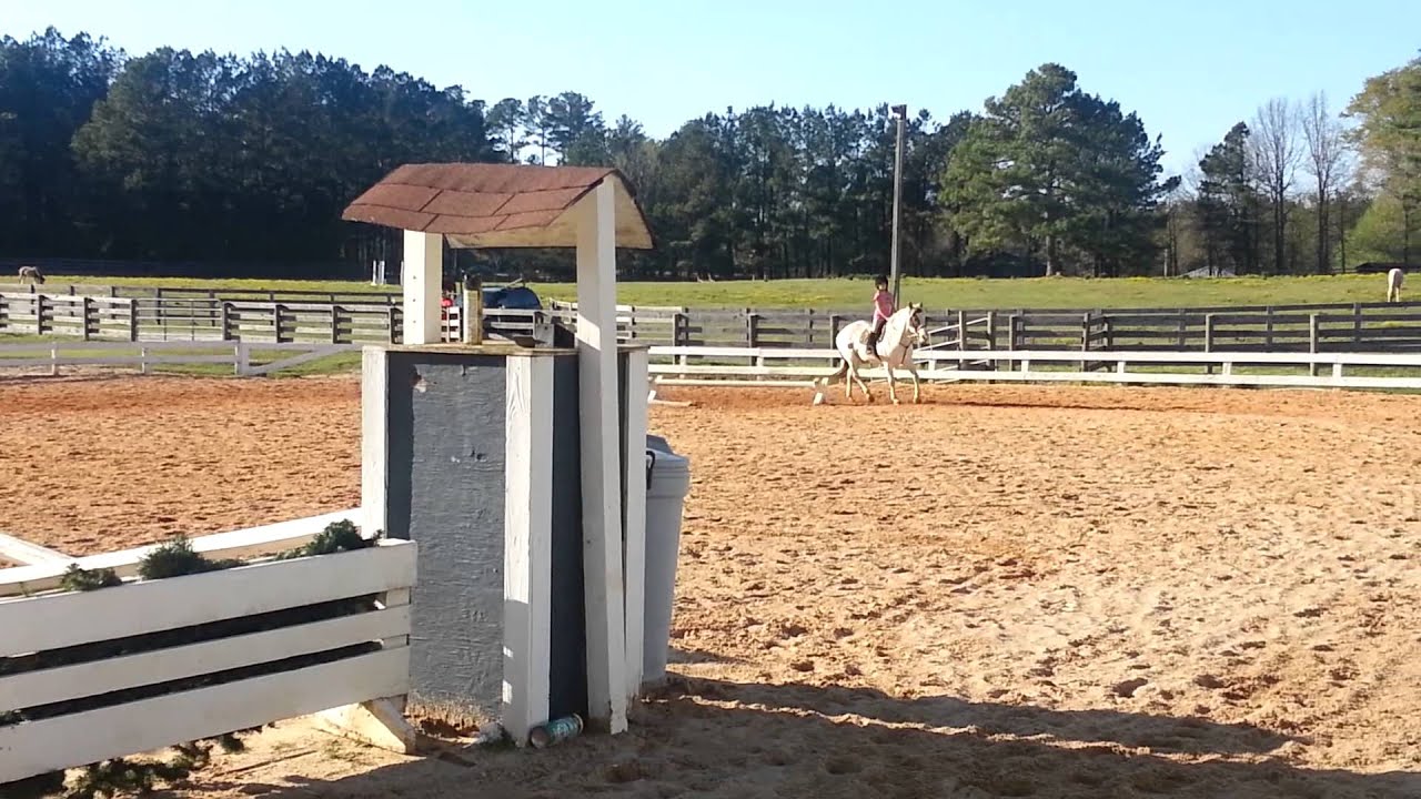 Spring jumping lesson - YouTube