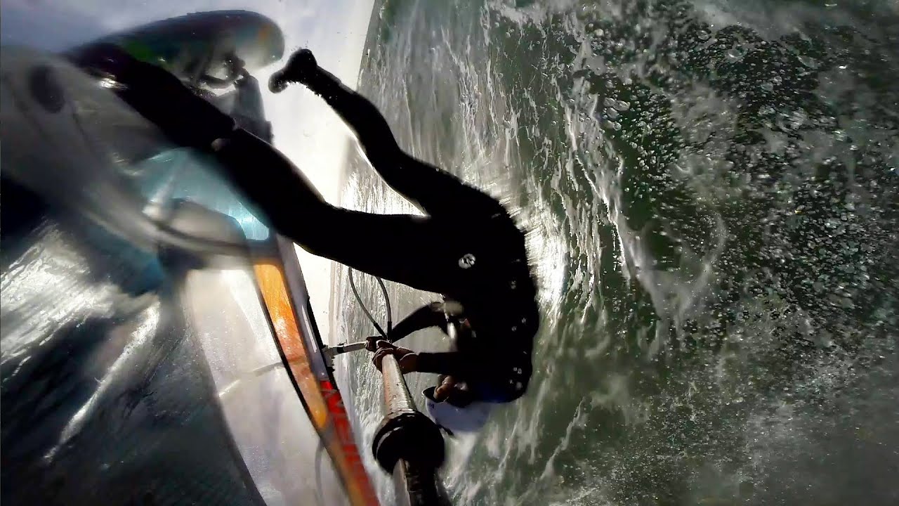 Windsurfing Tutorial: How to jump the no foot back loop & no rotation front loop - YouTube
