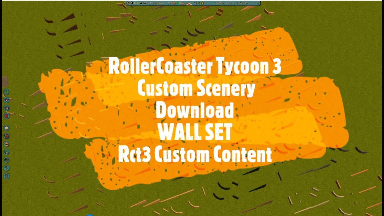 RollerCoaster Tycoon 3 Custom Scenery Download WALL SET Rct3 Custom ...