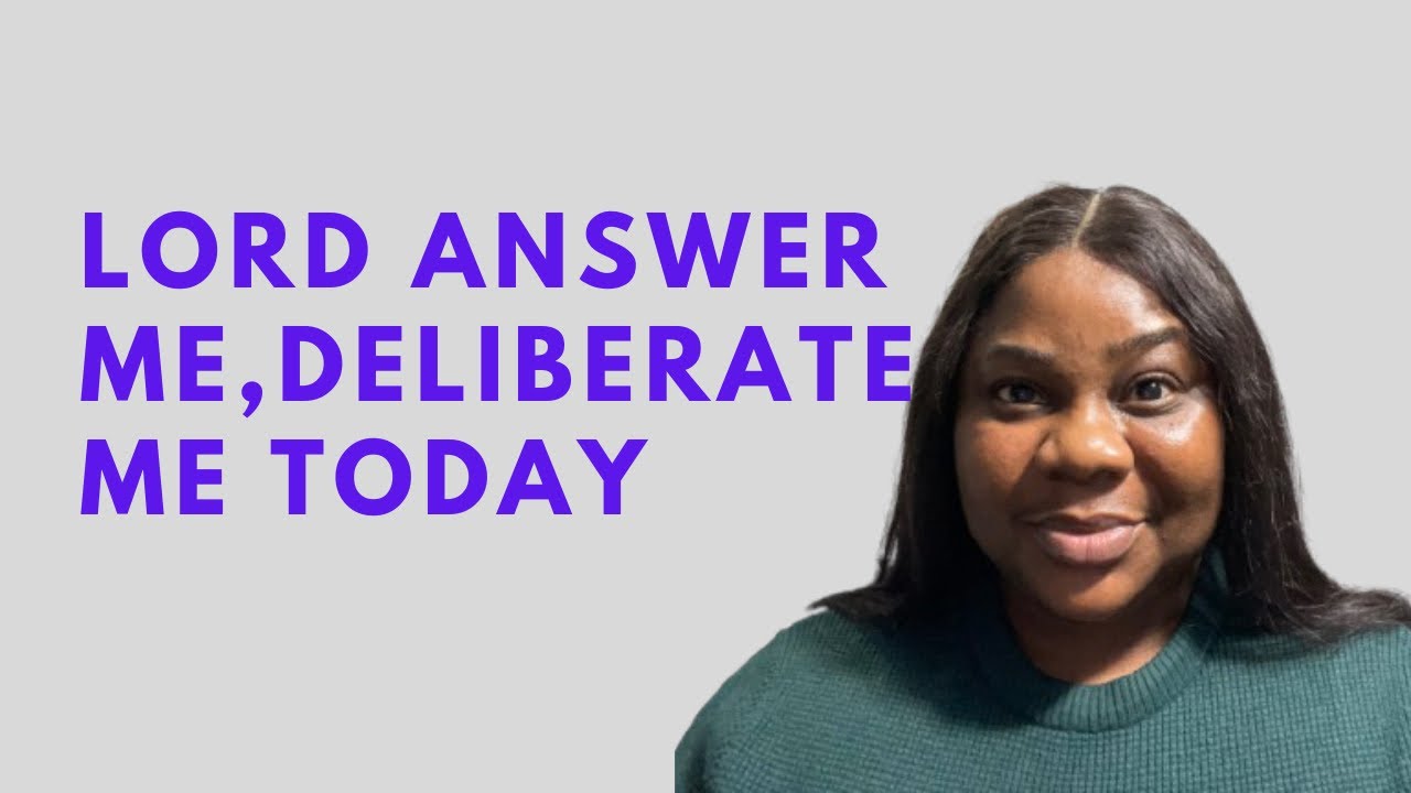 OH LORD ANSWER ME FOR I BELIEVE IN YOU| MORNING DECLARATIONS - YouTube