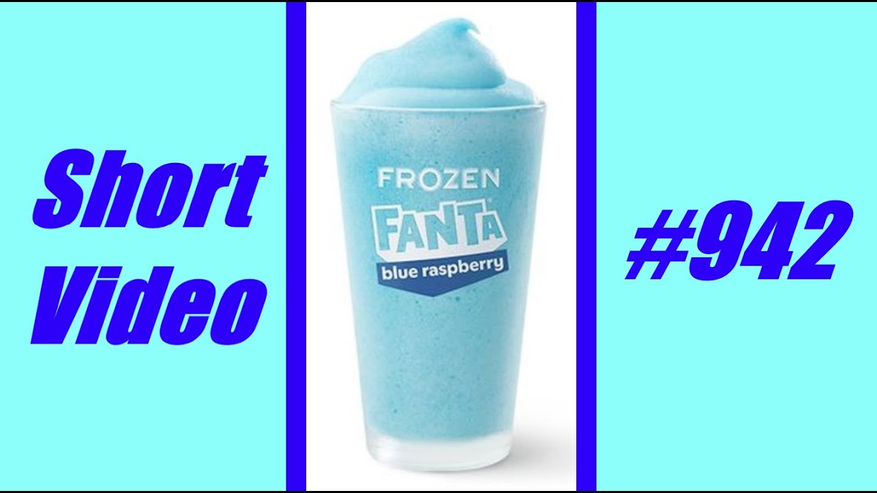 942. Short Video on Fanta Blue Raspberry Slushie - YouTube