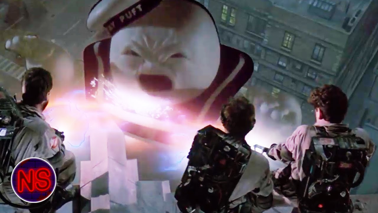 Ghost Busters VS Stay Puft Marshmallow Fight Scene | Ghostbusters (1984 ...
