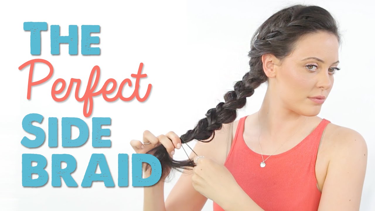 The Perfect Side Braid in 1 MINUTE! | Coral Originals - YouTube