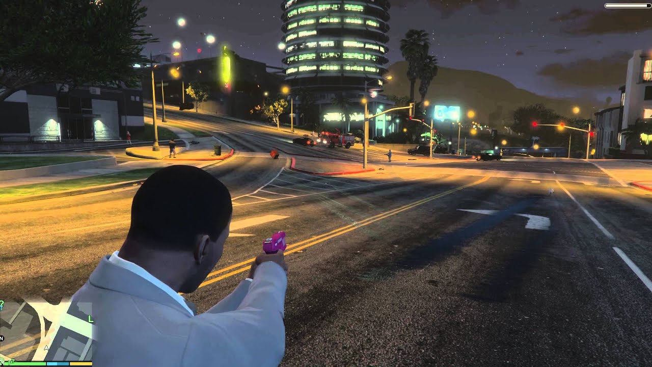 GTA V Riot Mod and Car Cannon Mod Gameplay - YouTube