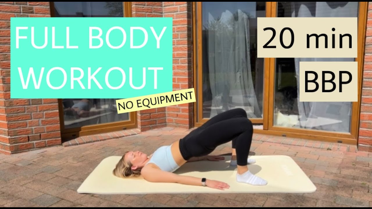 20 MIN BBP FULL BODY SUMMER WORKOUT - ABS + LEGS & BUTT | no equipment ...