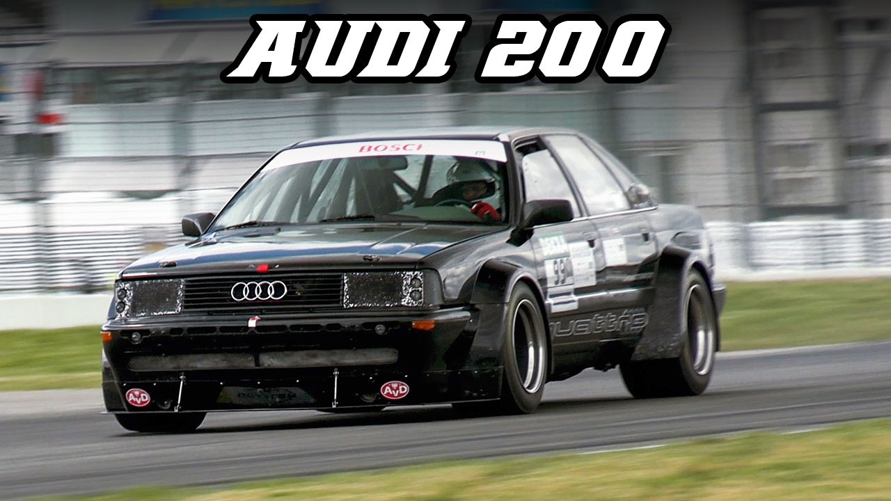 AUDI 200 QUATTRO | Crazy Turbo & 5 Cyl. sounds | 2024 season - YouTube