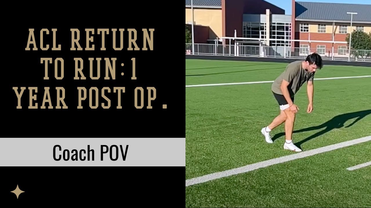 ACL Return to Run (1 year post op) - YouTube