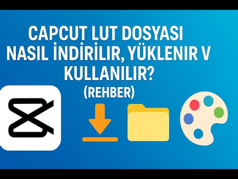CapCut LUT Dosyası Nasıl İndirilir, Yüklenir ve Kullanılır? (Rehber)