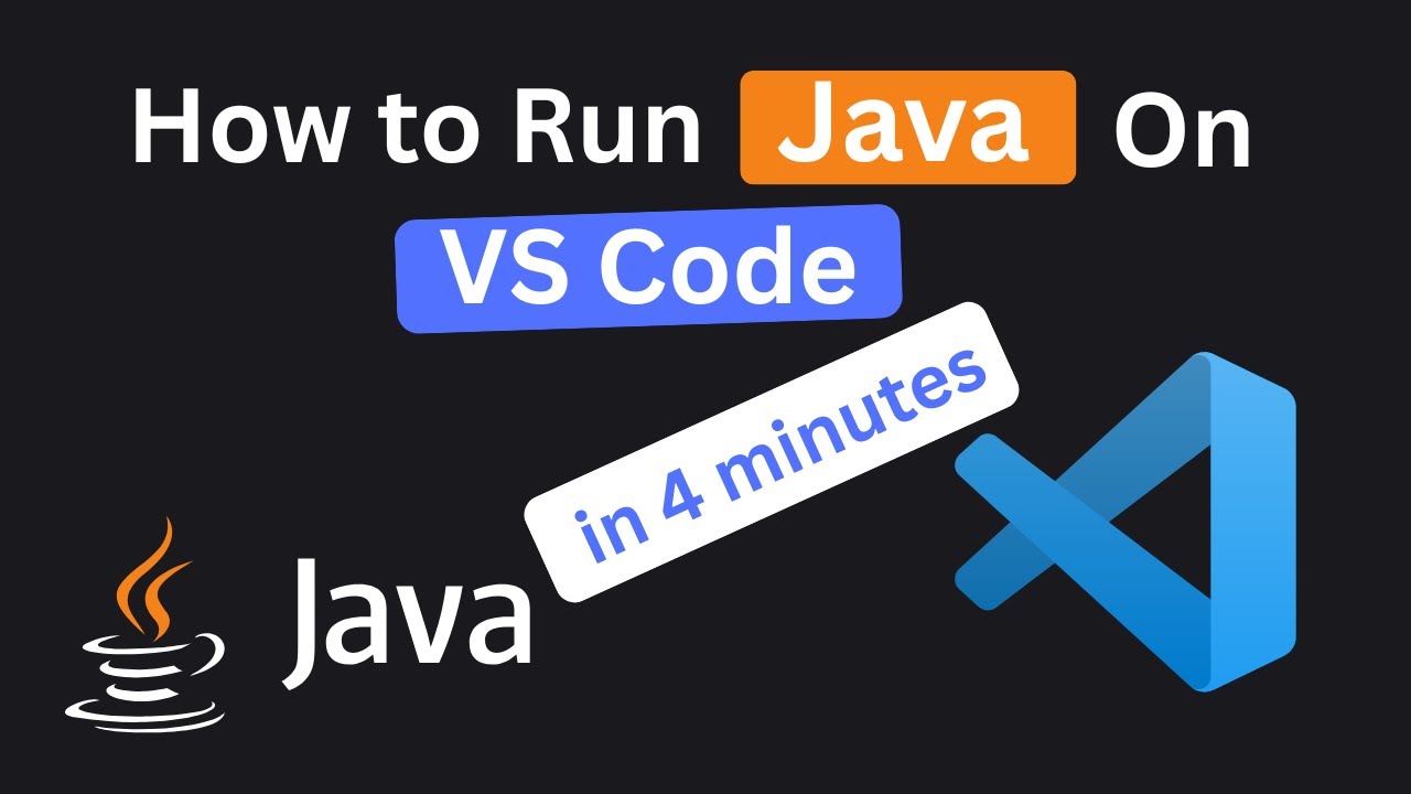 How to run Java on Vs Code, a quick tutorial - YouTube