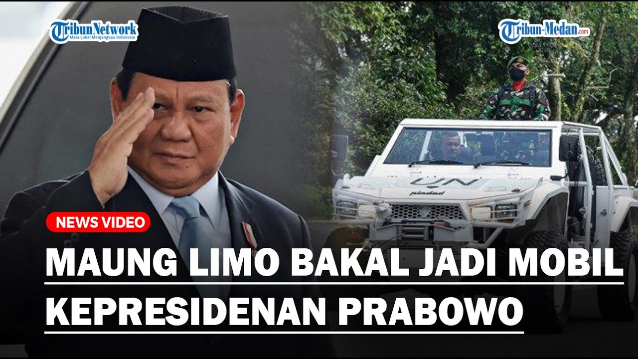🔴Iring-iringan Mobil Kepresidenan Prabowo Bakal Serba Putih, Maung Limo ...