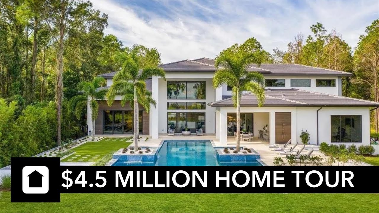 Look around this $4,500,000 Orlando Mansion - YouTube