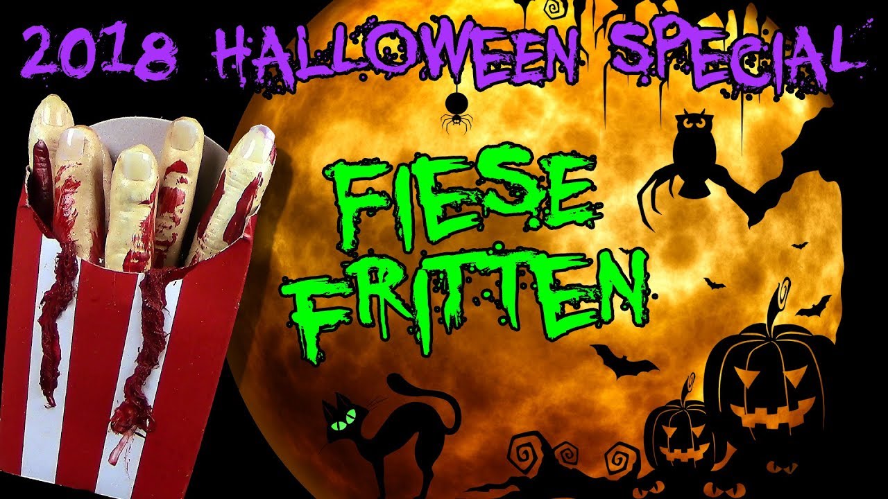 Halloween Special !!! Fiese Fritten !!! VORSICHT ZOMBIE FINGER POMMES ...