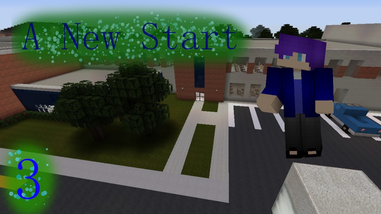 A New Start: first school day [EP:3 S:1 minecraft roleplay] - YouTube