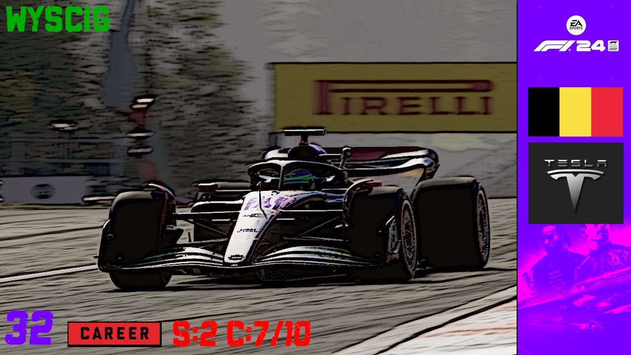 F1 2024 | TESLA RACING | Circuit de Spa-Francorchamps | KARIERA #32 ...