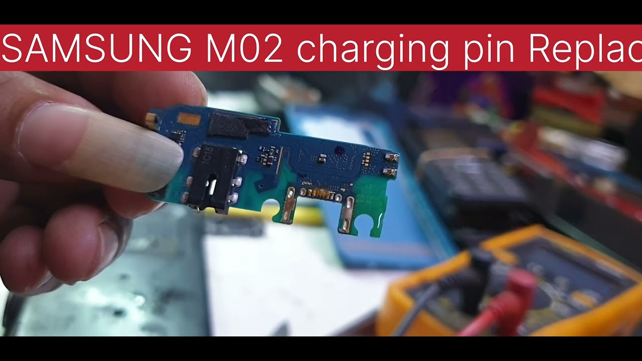 samsung M02 Charging pin replace - YouTube
