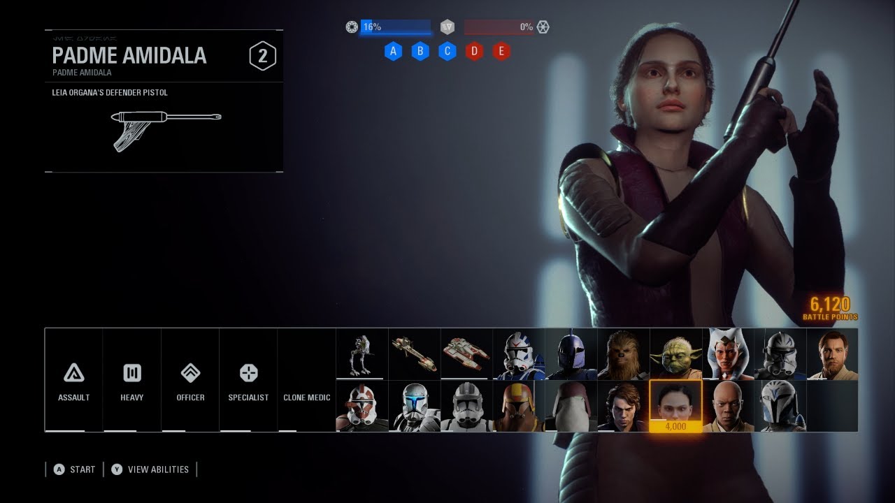 STAR WARS Battlefront II (2017) - Padme Amidala- Mod - YouTube