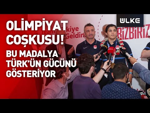 2020 Tokyo Olimpiyat Oyunları'nda 69 kiloda şampiyon olan Busenaz Türkiye'de!