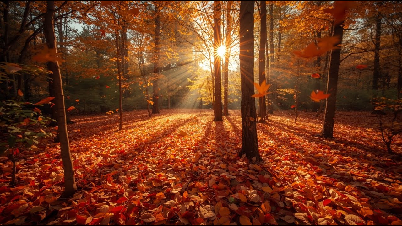 Autumn Peaceful Music for Sleep & Relaxation | Calming Fall Sounds ...