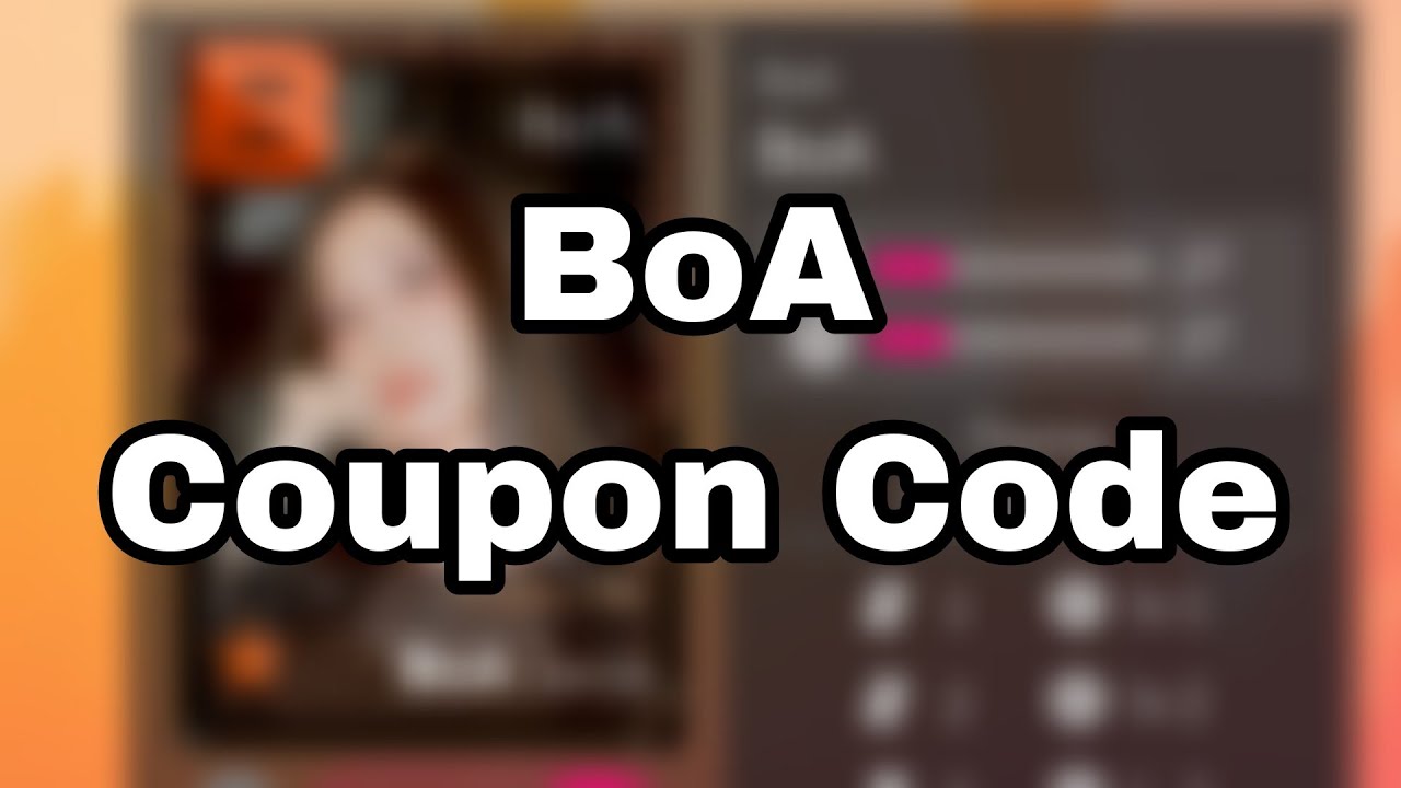 SuperStar SMTown • BoA Coupon Code - YouTube