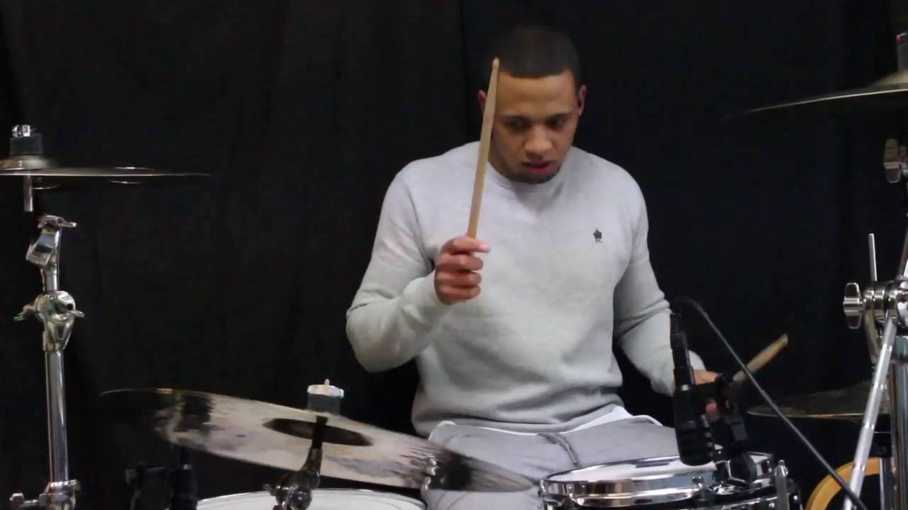 Ricky Russell drumming to 'shed with fire' by Kaz R - YouTube