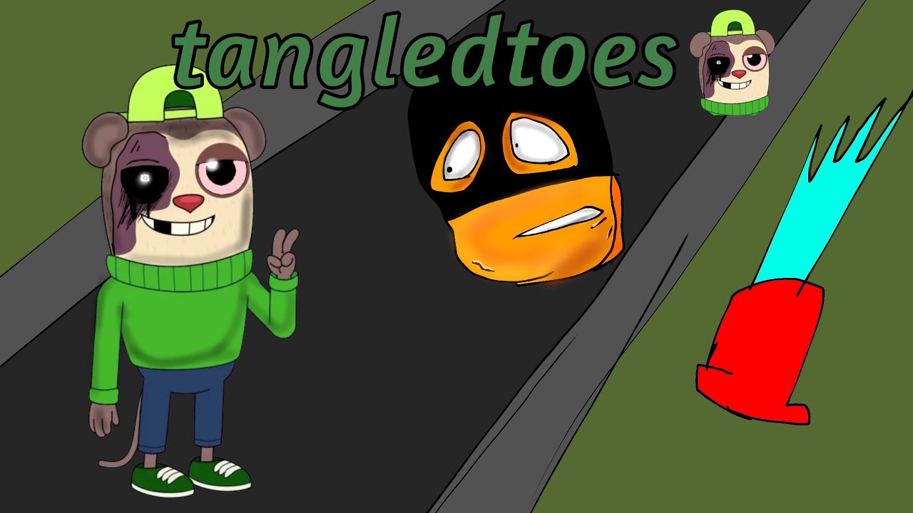 Tangled toes fan animation - YouTube