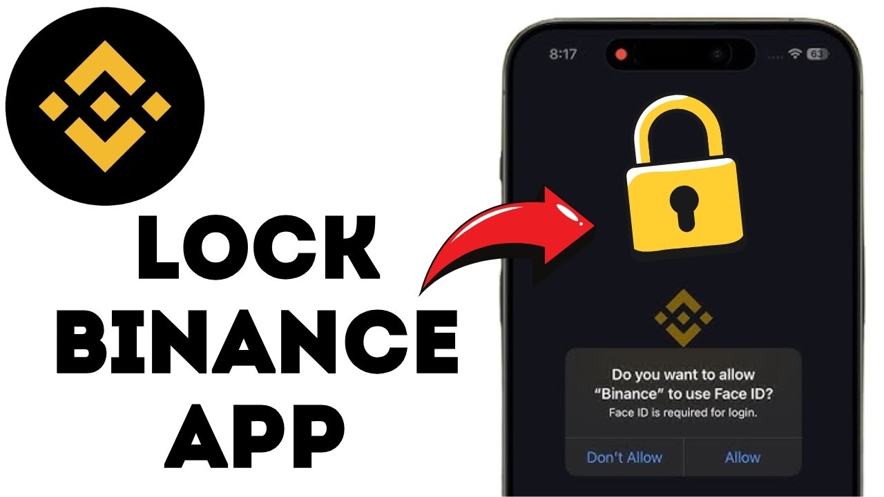 How to Lock Binance App iPhone - YouTube