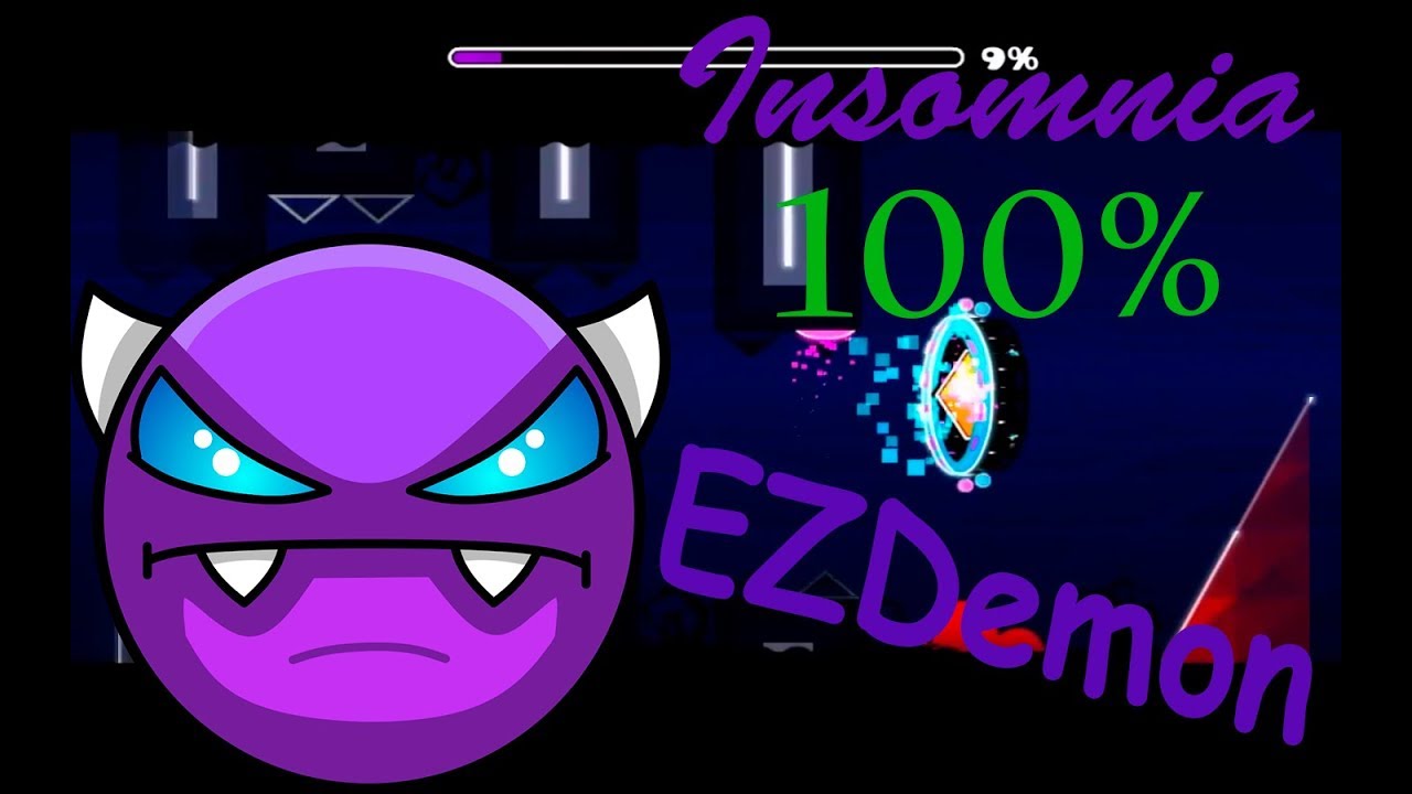 Insomnia 100% (EZ Demon) - YouTube