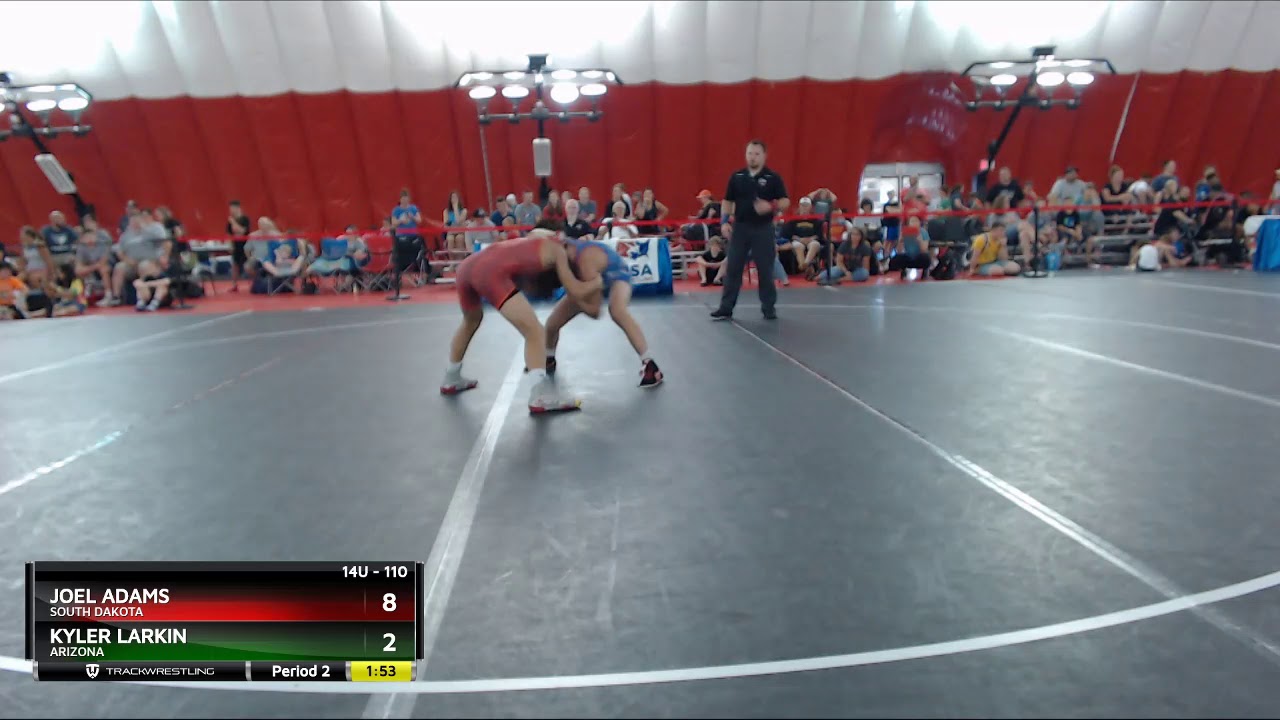 14U 110 Joel Adams South Dakota Vs Kyler Larkin Arizona - YouTube