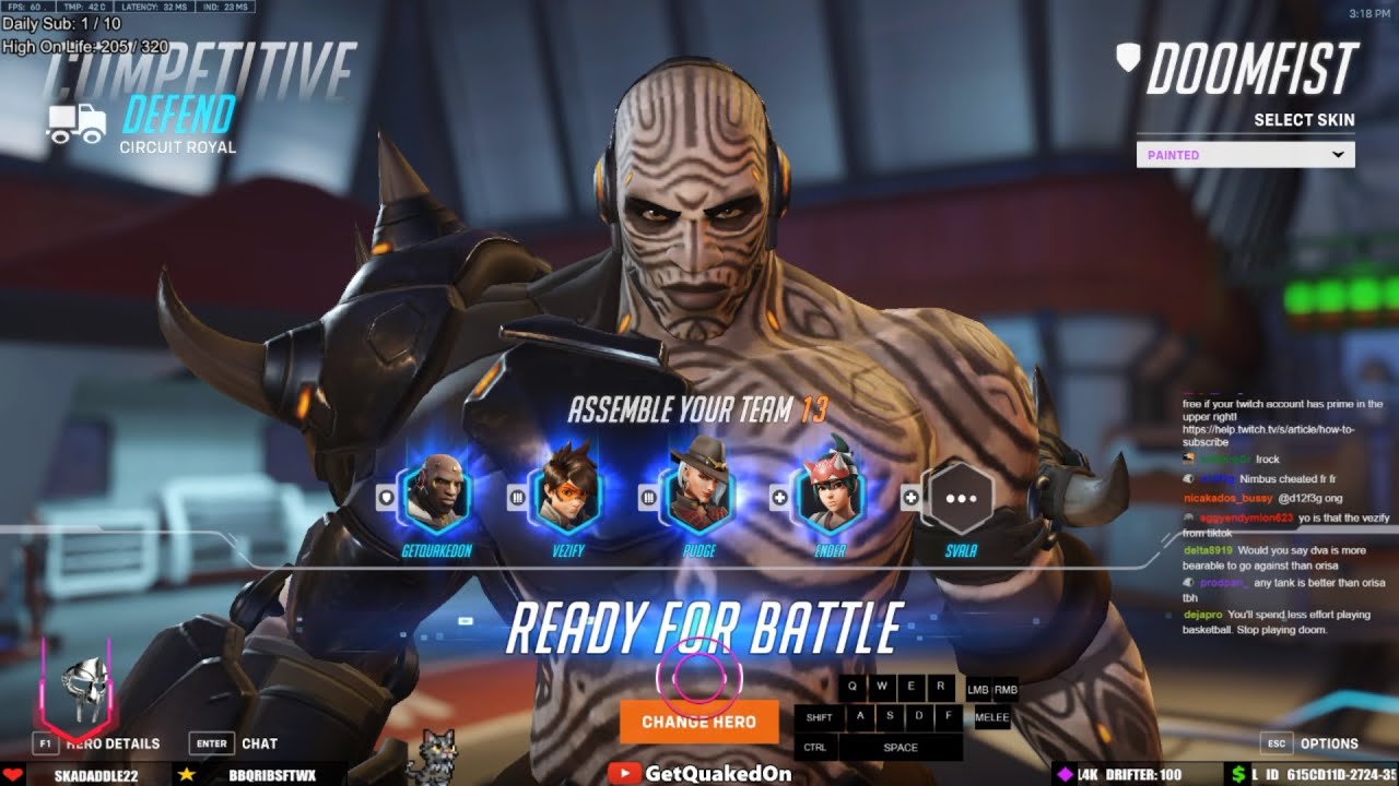 Overwatch 2 Tryhard & Dominant Gameplay By Rollout Doomfist God ...