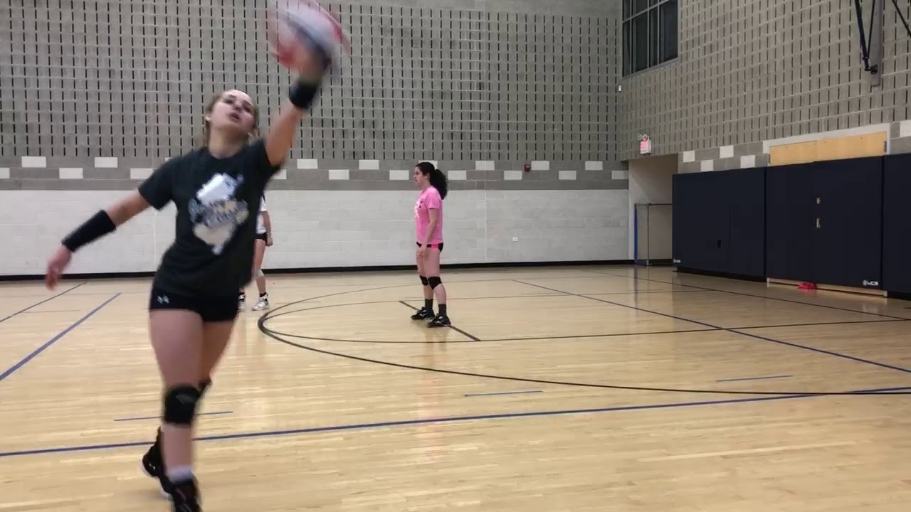 Practice 5-12 digging and top spin control - YouTube