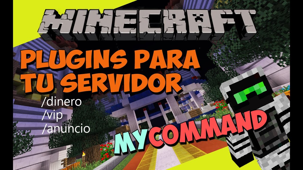 PLUGINS para tu SERVIDOR de Minecraft - MYCOMMAND (Crea tus Propios Comandos!) - YouTube