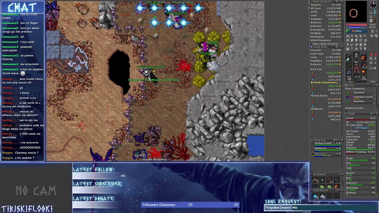 Tibia Furious Crater Dzień jak co dzień na kraterku - YouTube