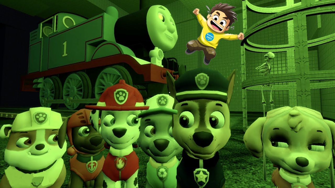 THOMAS FINDS THE PAW PATROL AT SHED 17 ! | Garrys Mod Gameplay ...