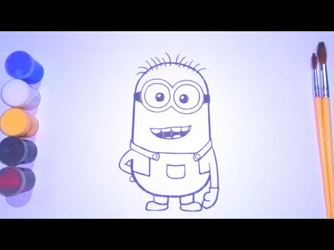 Minion Mewarnai,Mewarnai Minion | Ayo Kita Mulai Mewarnai. - YouTube